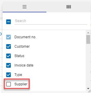 Adding columns | SupplyOn Support Center